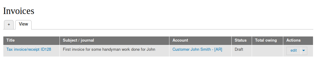 Accounting - invoices | Accounting modules | Drupal Wiki guide on Drupal.org